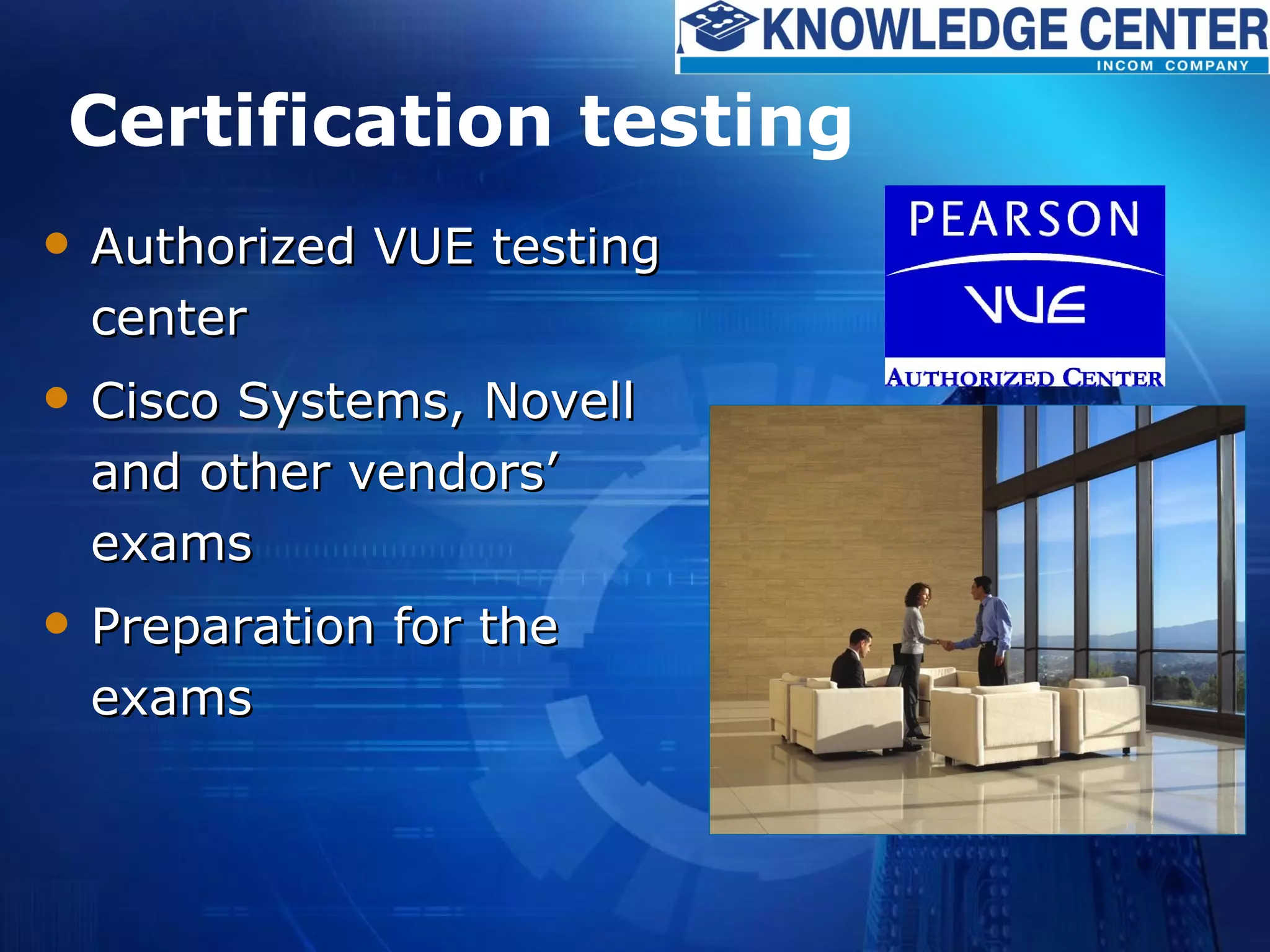 Knowledge Center Incom Company | PPT | Computing | Technology & Computing