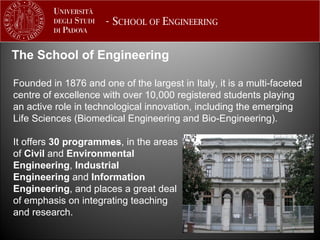 School of Engineering - Presentation | PPT
