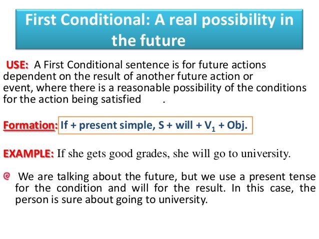 Conditionals of English
