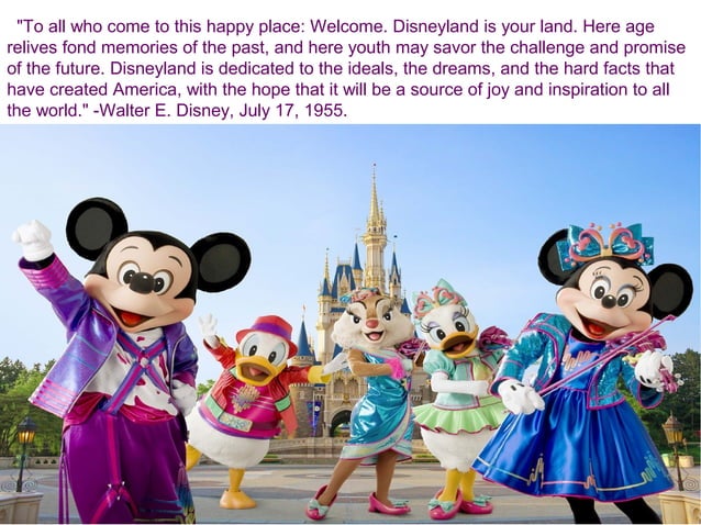 Presentation english Disneyland | PPT