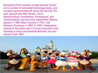 Presentation english Disneyland | PPT