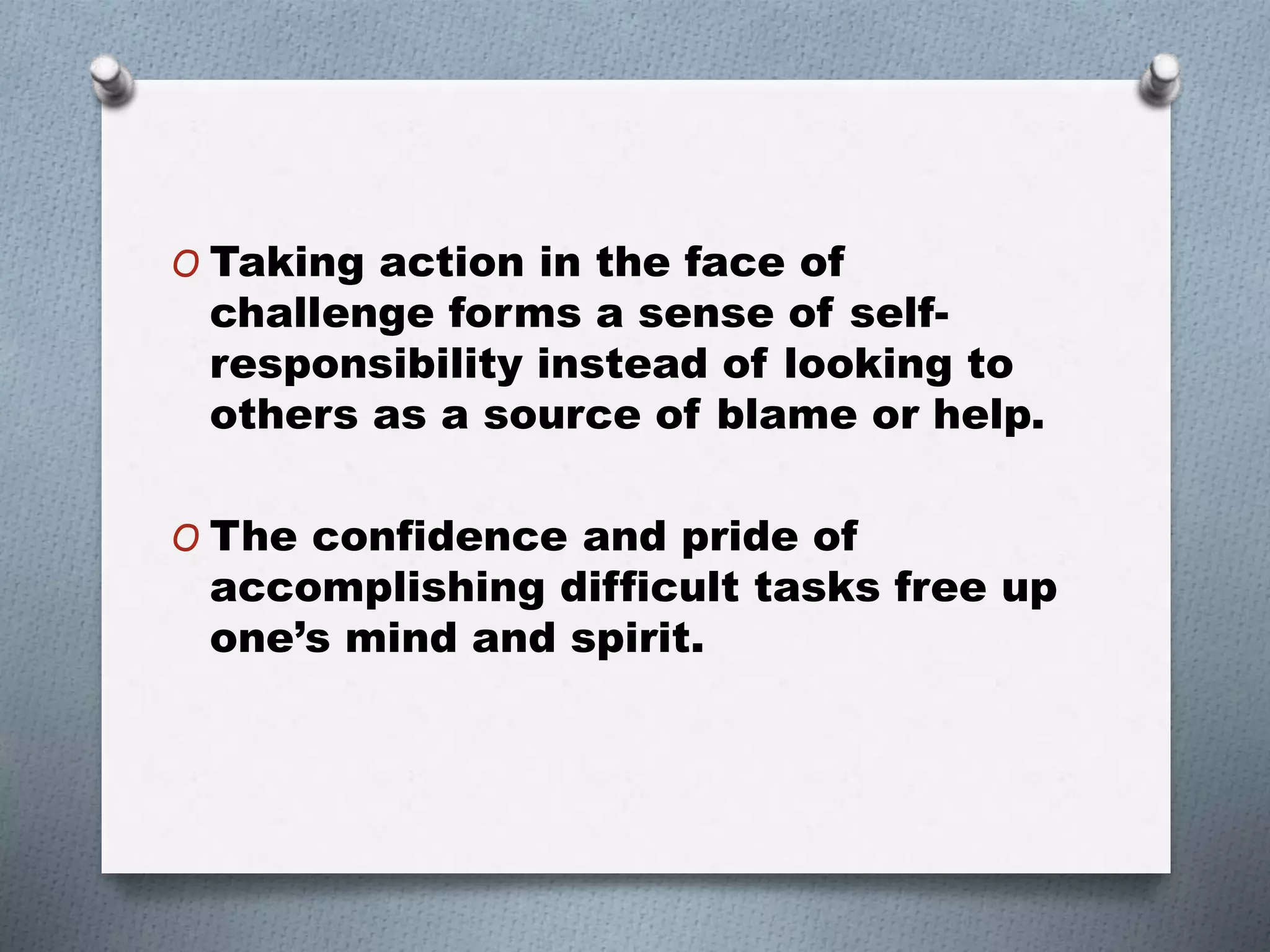 ACCEPTING CHALLENGES OF LIFE | PPTX