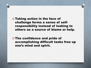 ACCEPTING CHALLENGES OF LIFE | PPTX