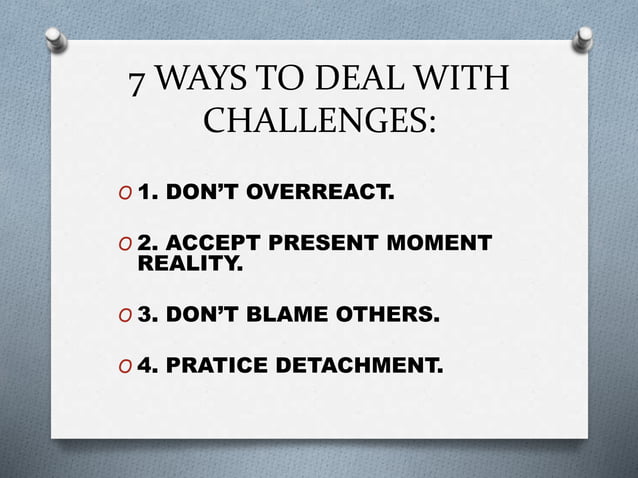 ACCEPTING CHALLENGES OF LIFE | PPTX | Family and Relationships