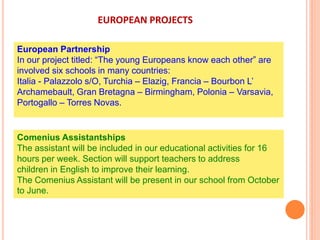 Presentation english a.s. 2011 2012 | PDF