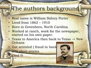 The Furnished Room Analysis | PPTX