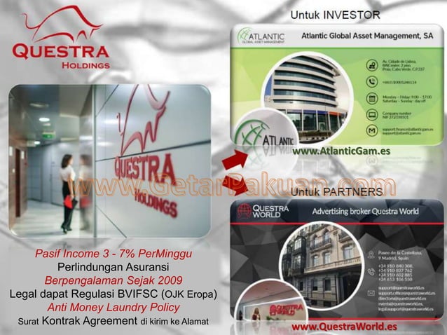 Questra Atlantic Global, AGAM Questra World Indonesia | GetarPakuan.com