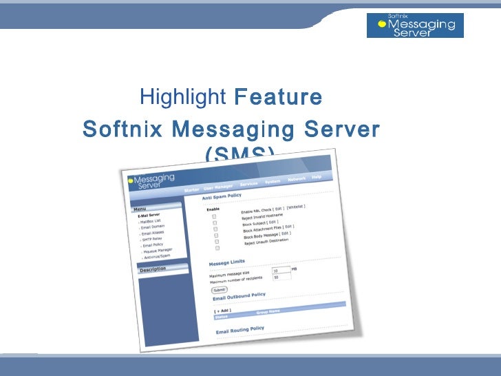 Softnix Messaging Server Product Overview