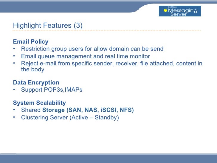 Softnix Messaging Server Product Overview