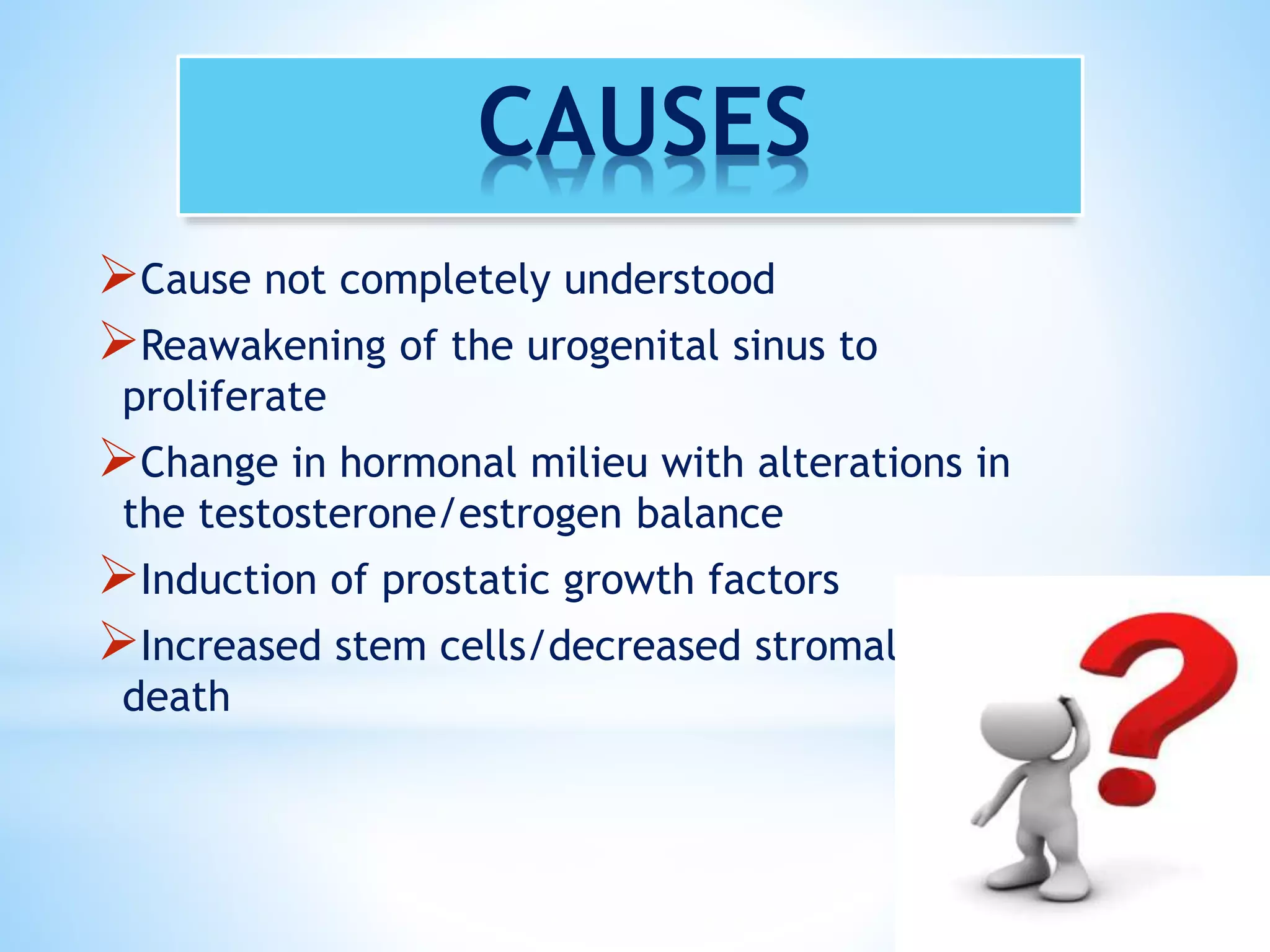 Presentation enlarged prostate | PPTX