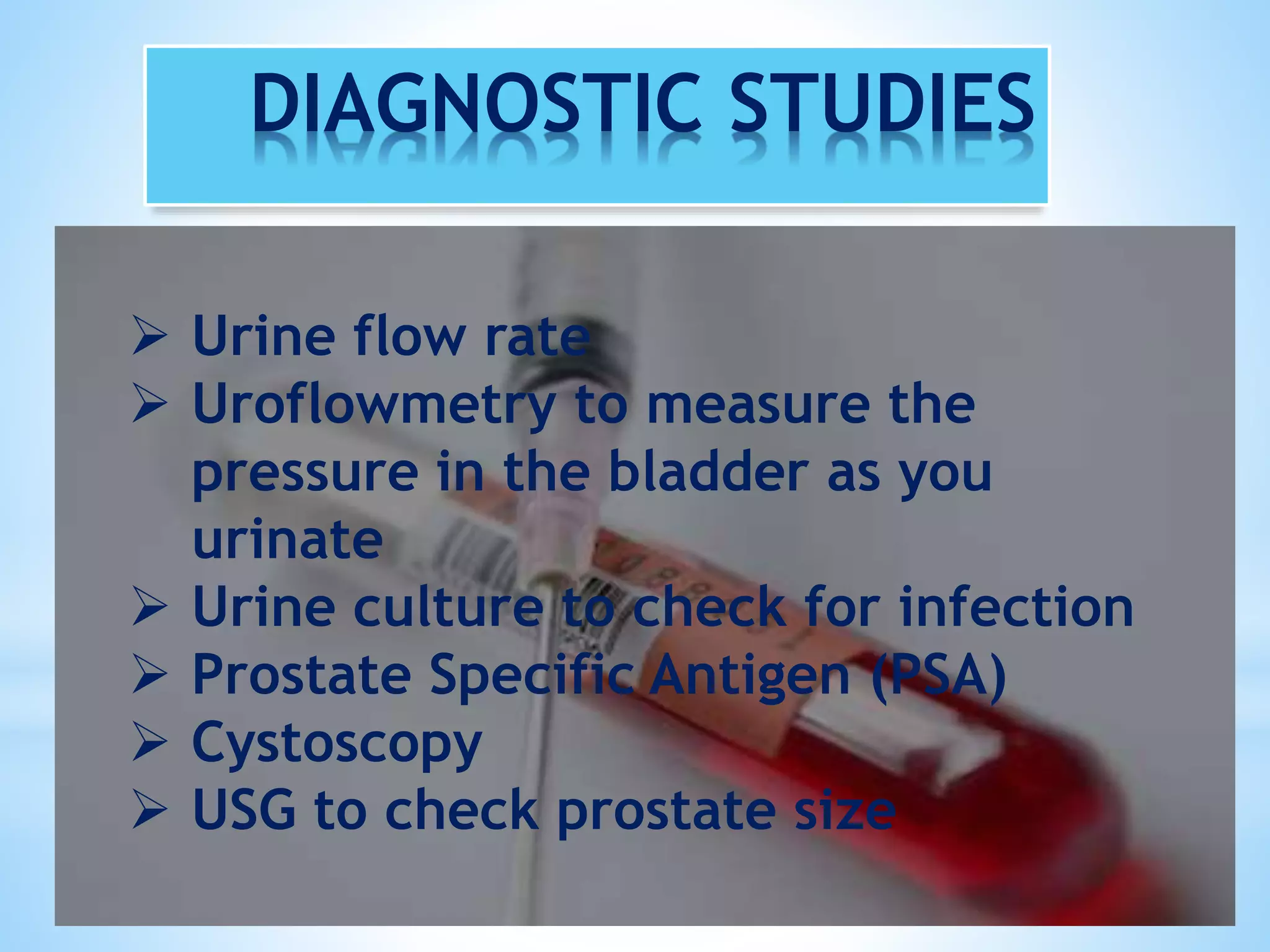 Presentation enlarged prostate | PPTX