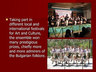 Presentation ensemble pancharevo | PPT