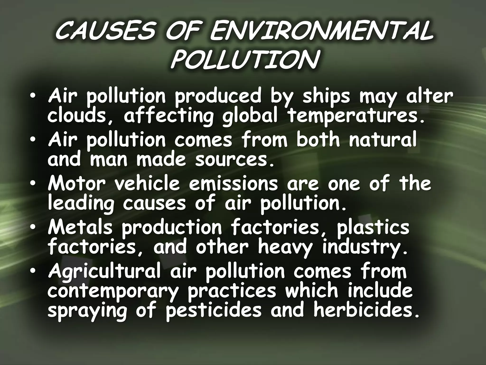 enviromental pollution & air pollution | PPTX