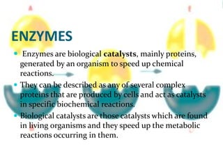 enzymes | PPTX
