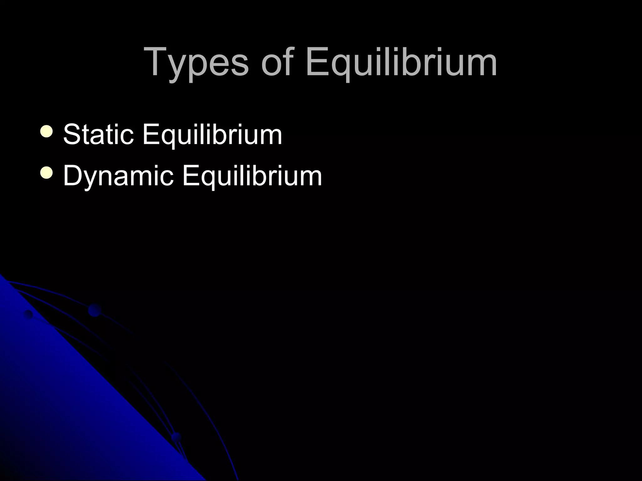 Equilibrium and Equation of Equilibrium:2D | PPT