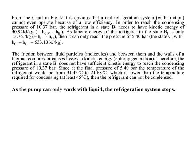 EJECTOR REFRIGERATION CYCLE WITH THE INJECTION OF A HIGH DENSITY FLUID INTO A DIFFUSER (A MIXING ...