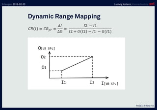 Non-uniform Compression Ratio for Dynamic Range Compression | PPT