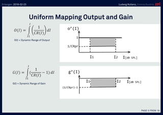 Non-uniform Compression Ratio for Dynamic Range Compression | PPT