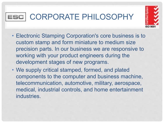 Electronic Stamping Presentation | PPT