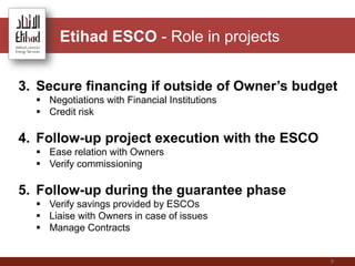 Presentation etihad esco | PDF