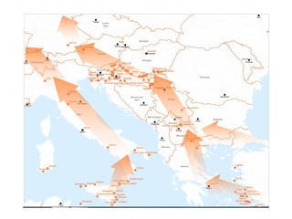 MIXED MIGRATION FLOWS IN EUROPE VIA THE WESTERN BALKANS ROUTE | PPT