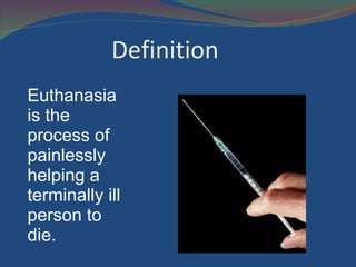 Euthanasia presentation of Fatih Ayık and Salih Kırcık | PPT