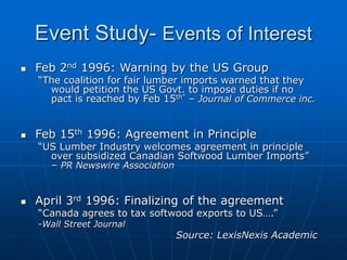 Presentation eventstudysla | PPT