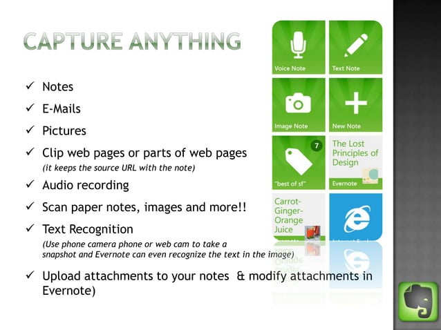 Presentation evernote | PPT
