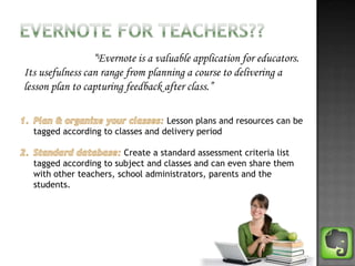 Presentation evernote | PPT