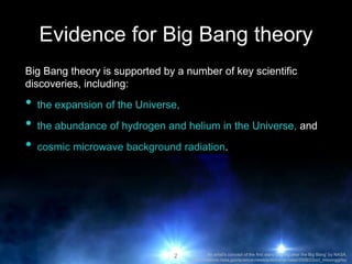 Presentation Evidence for the Big Bang_p.ppt