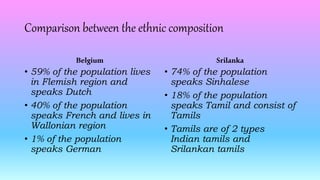 belgium and srilanka | PPTX