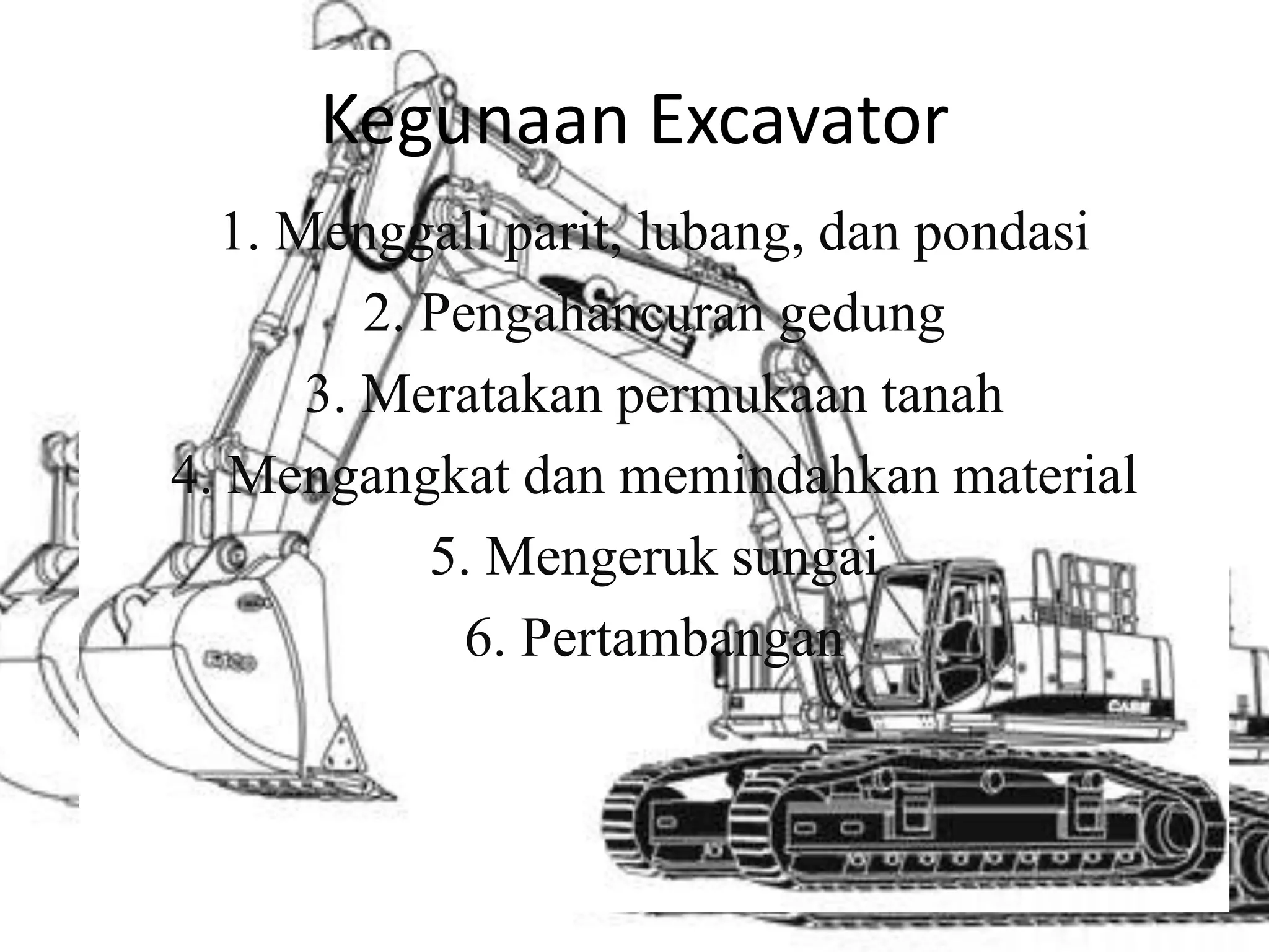 Presentation excavator | PPTX