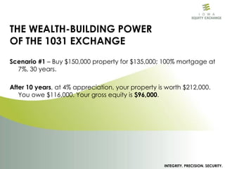 Section 1031 Exchange - The Basics | PPT