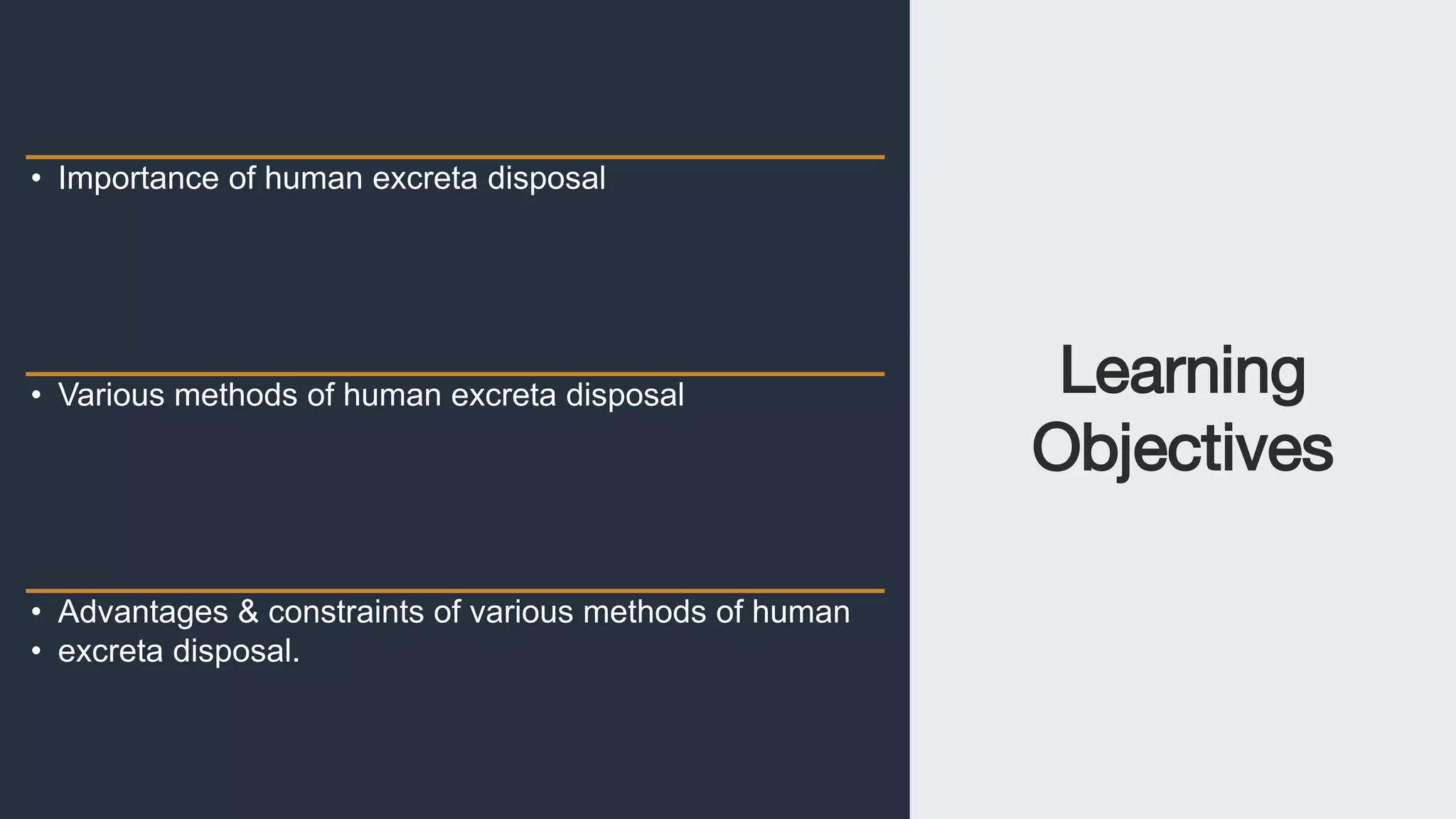 Excreta Disposal | PPTX