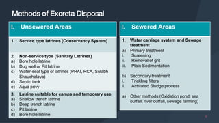 Excreta Disposal | PPTX