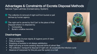 Excreta Disposal | PPTX