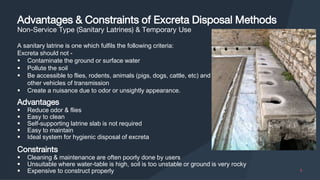 Excreta Disposal | PPTX