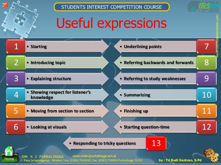 Presentation expressions