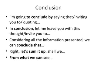 Presentation – expressions | PPT