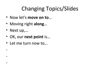 Presentation – expressions | PPT