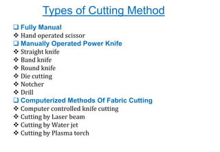 Fabric cutting Machine | PPTX