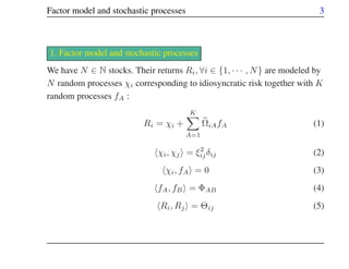 Multi risk factor model | PPT
