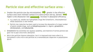 Presentation fACTOR AFFECTING DRUGSABSORPTION by deepak kumar | PPT