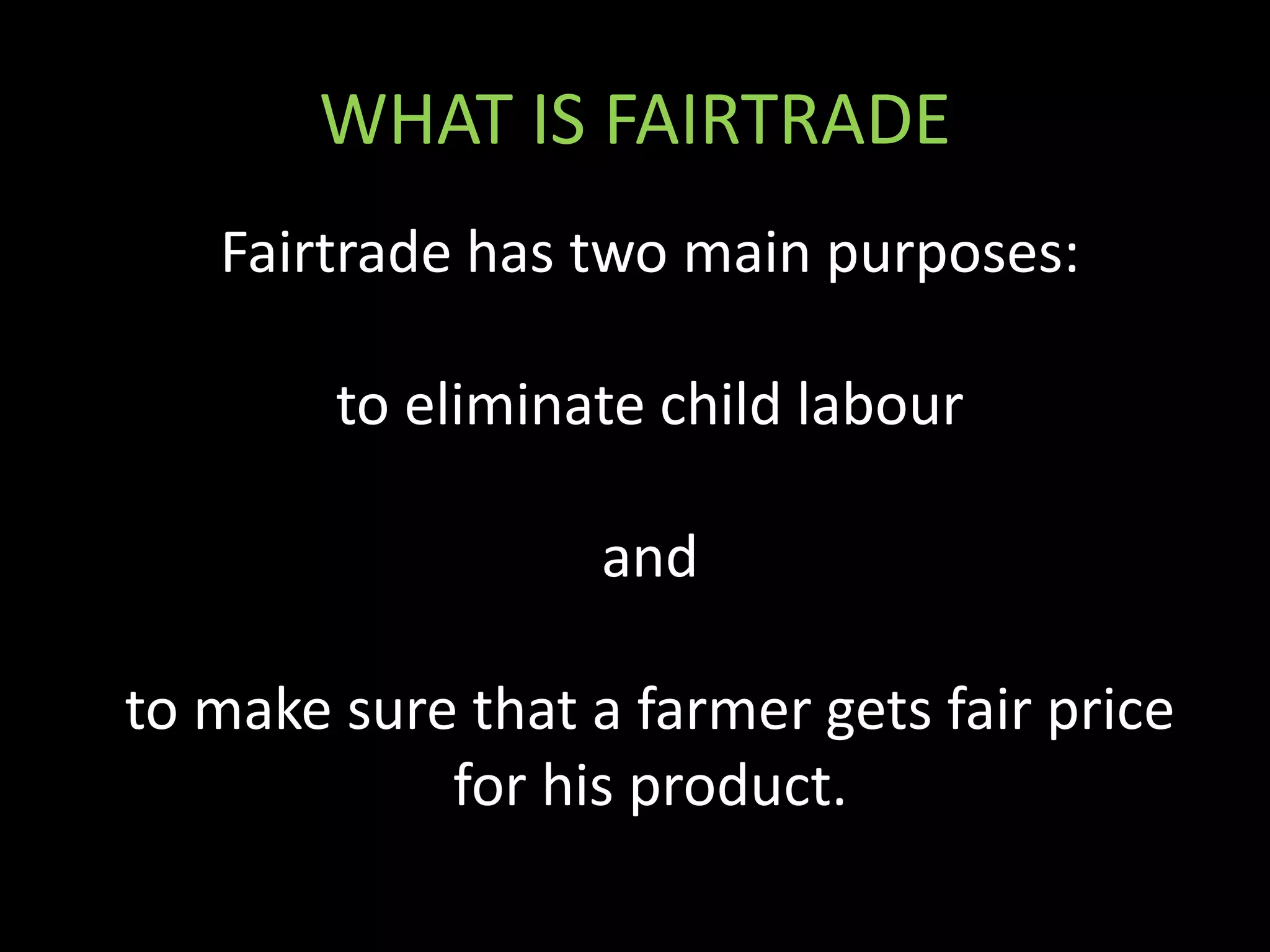 Presentation fairtrade tea | PPTX
