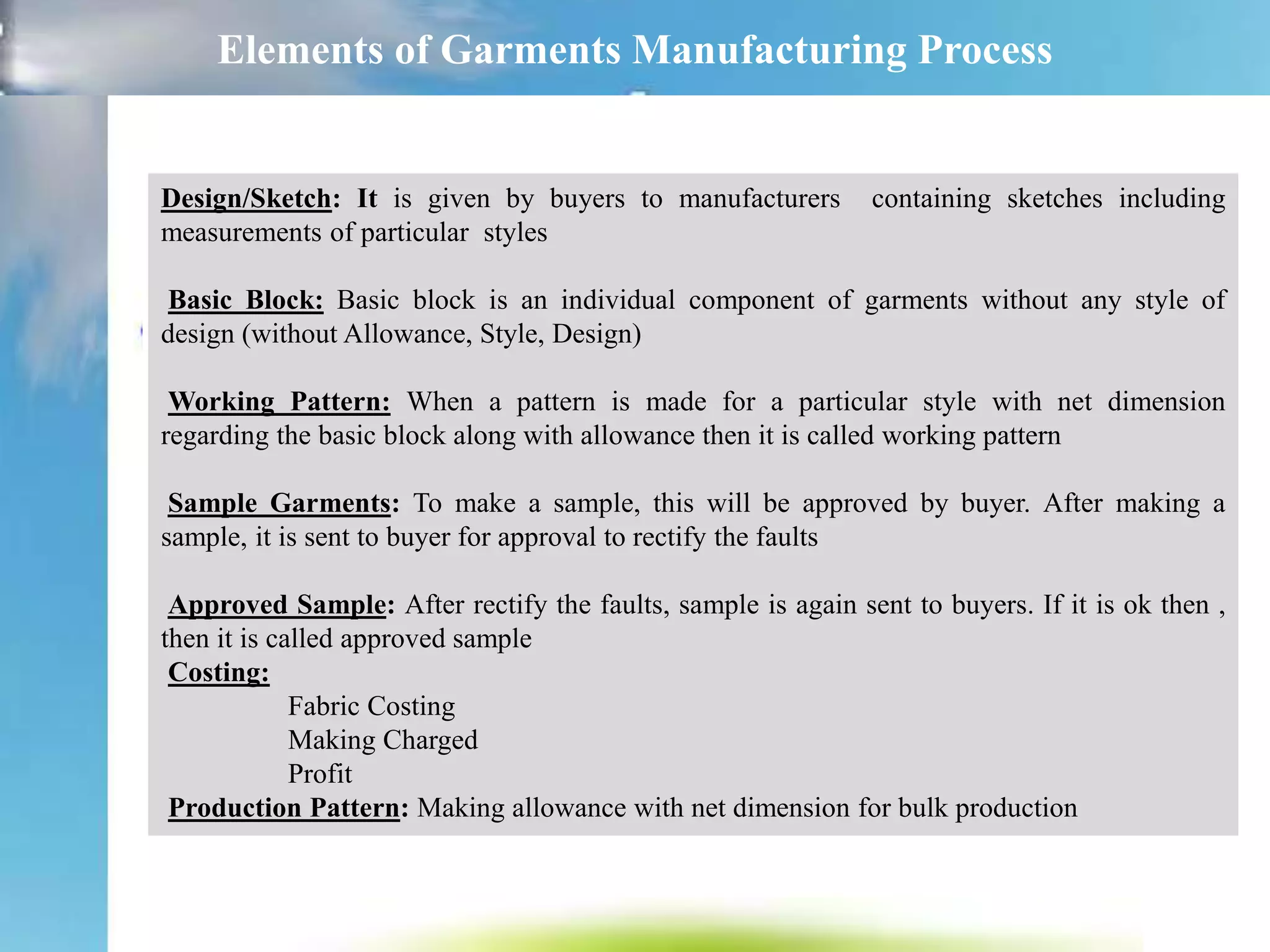 Elements of Process In Manufacturing Organizations | PPT