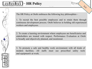 Strategic Analysis of Otobi Ltd. | PPT
