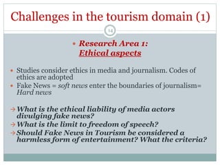 Fake News in Tourism | PPT