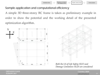 A genetic algorithm aimed at optimising seismic retrofitting of existing RC frames | PPT