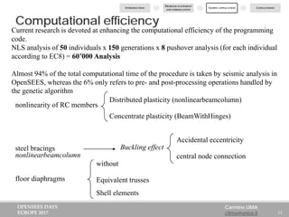 A genetic algorithm aimed at optimising seismic retrofitting of existing RC frames | PPT