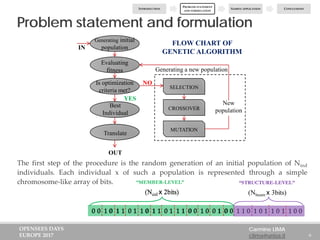 A genetic algorithm aimed at optimising seismic retrofitting of existing RC frames | PPT